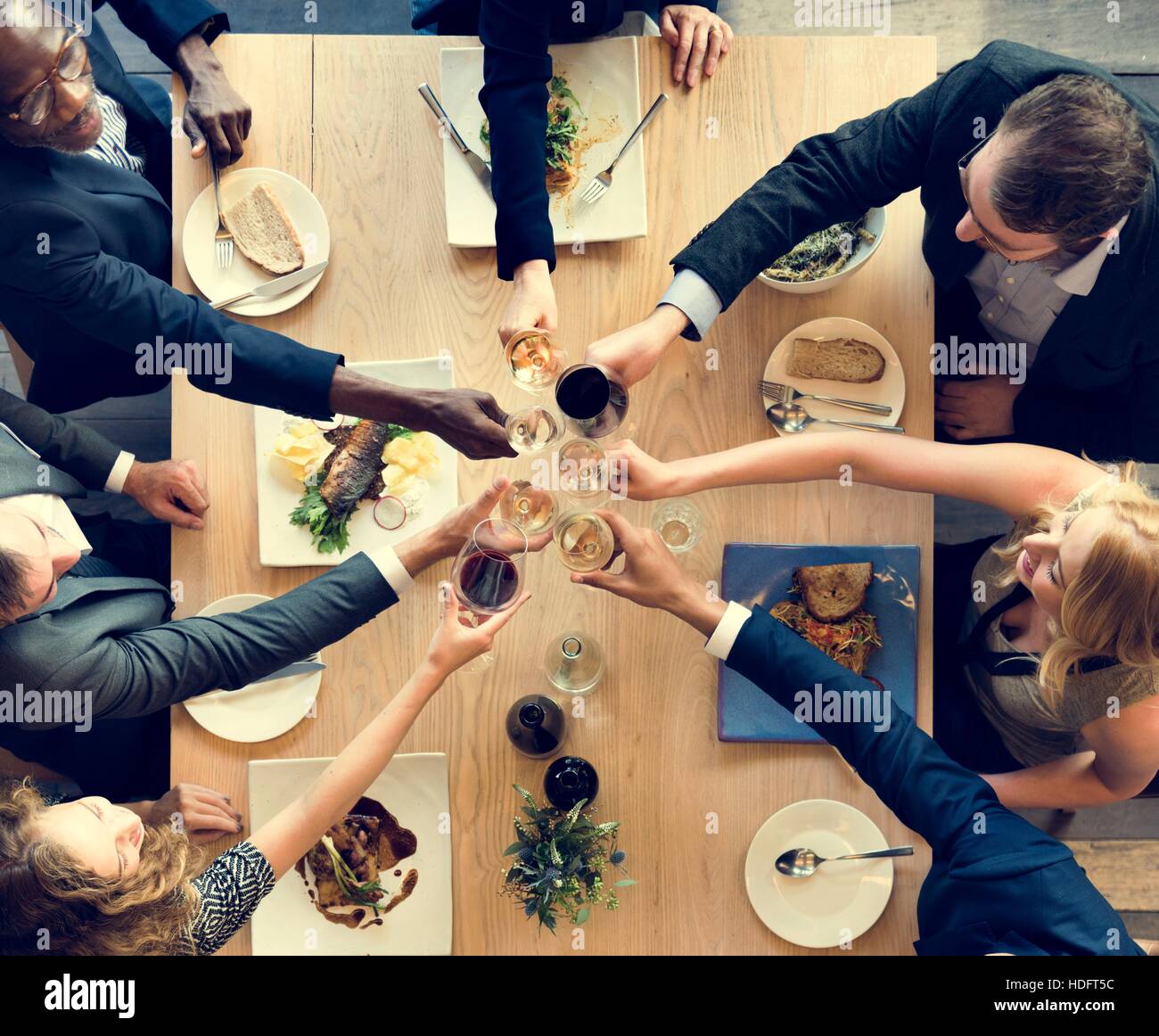Food Catering Cuisine Culinary Gourmet Party Cheers Concept Stock Photo ...