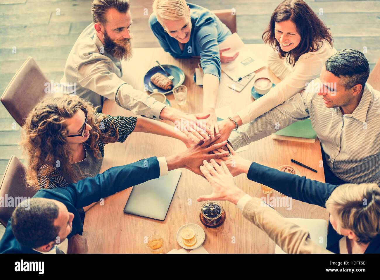 People Hand Assemble Connection Meeting Teamwork Concept Stock Photo ...