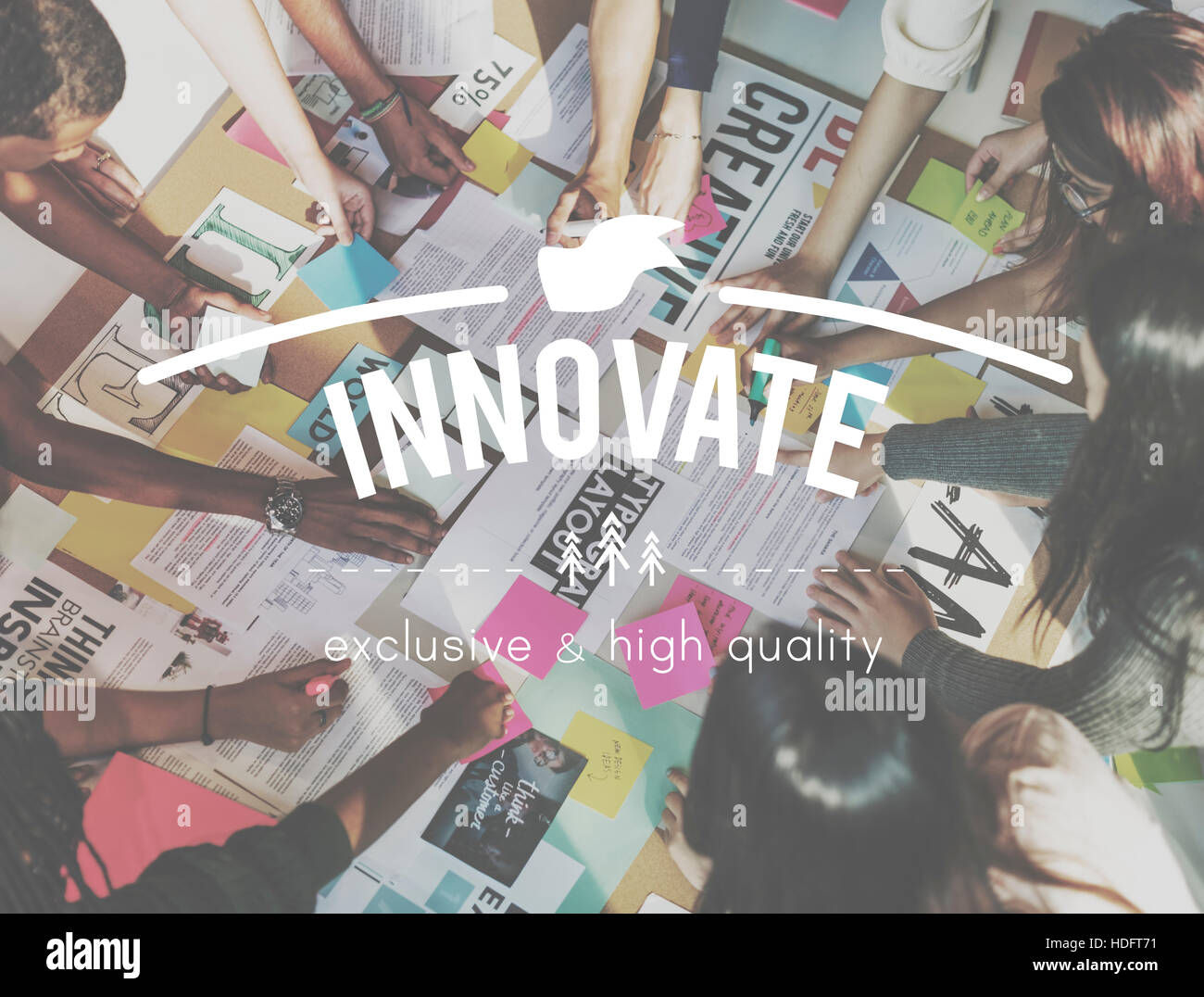 Innovate Inspiration Invention Progress Technology Concept Stock Photo ...