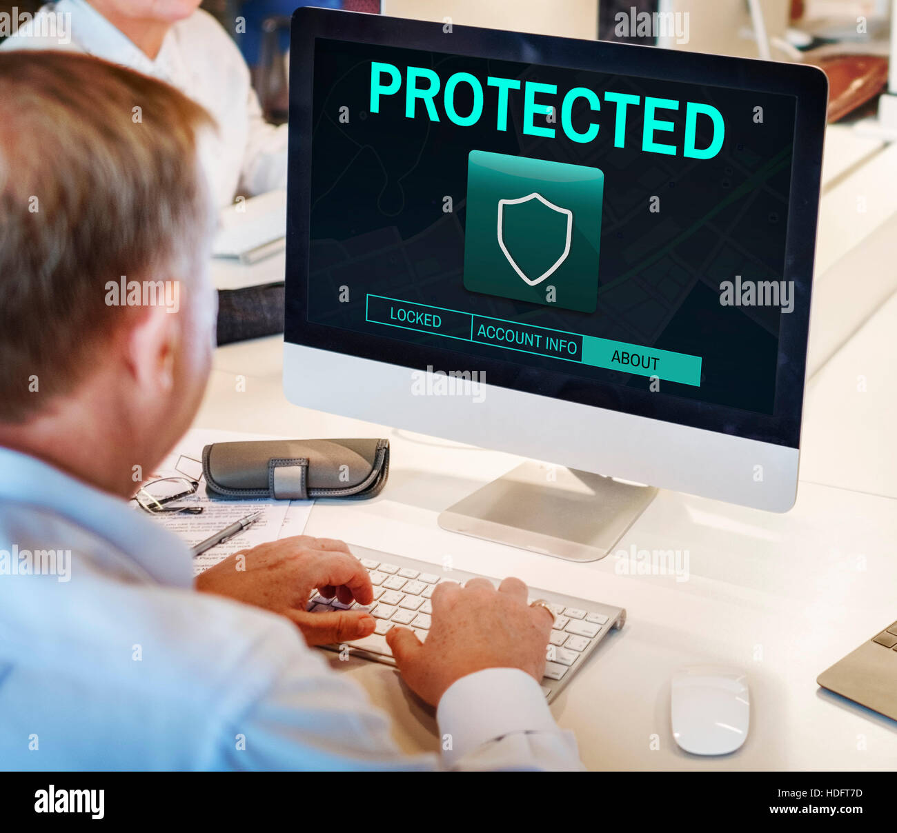 Protected Security Policy Safety Concept Stock Photo - Alamy