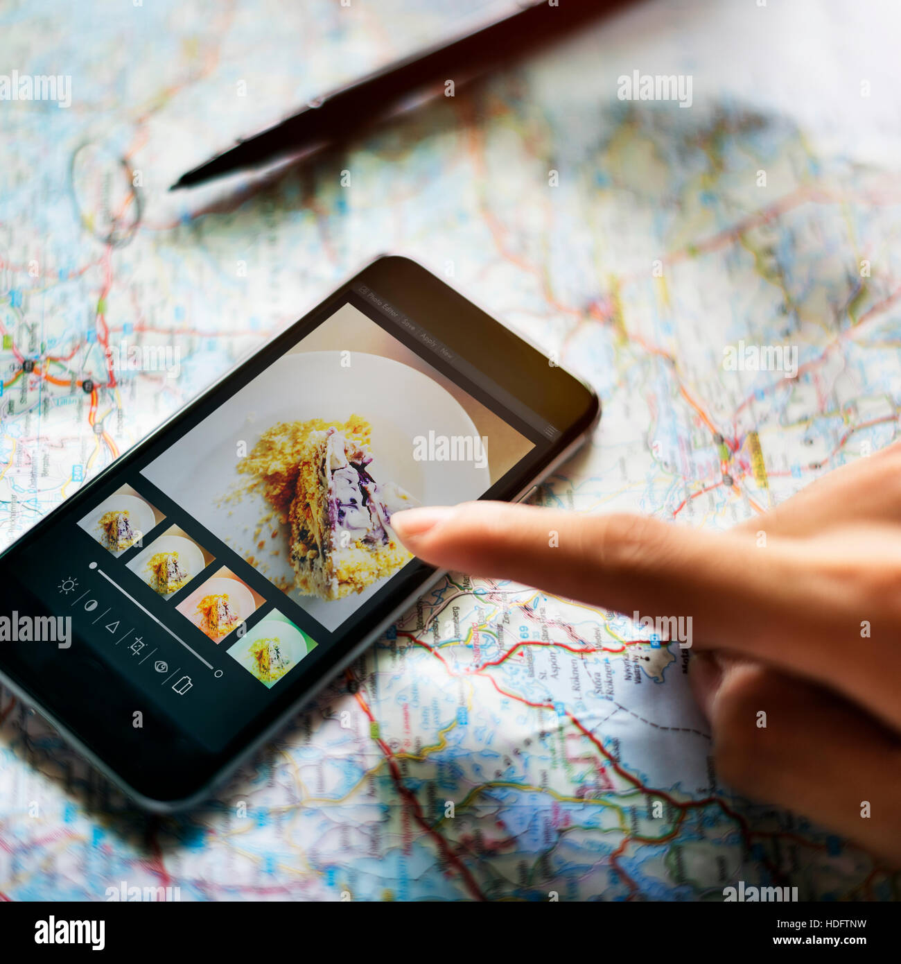Digital Device Photography Editing Concept Stock Photo - Alamy