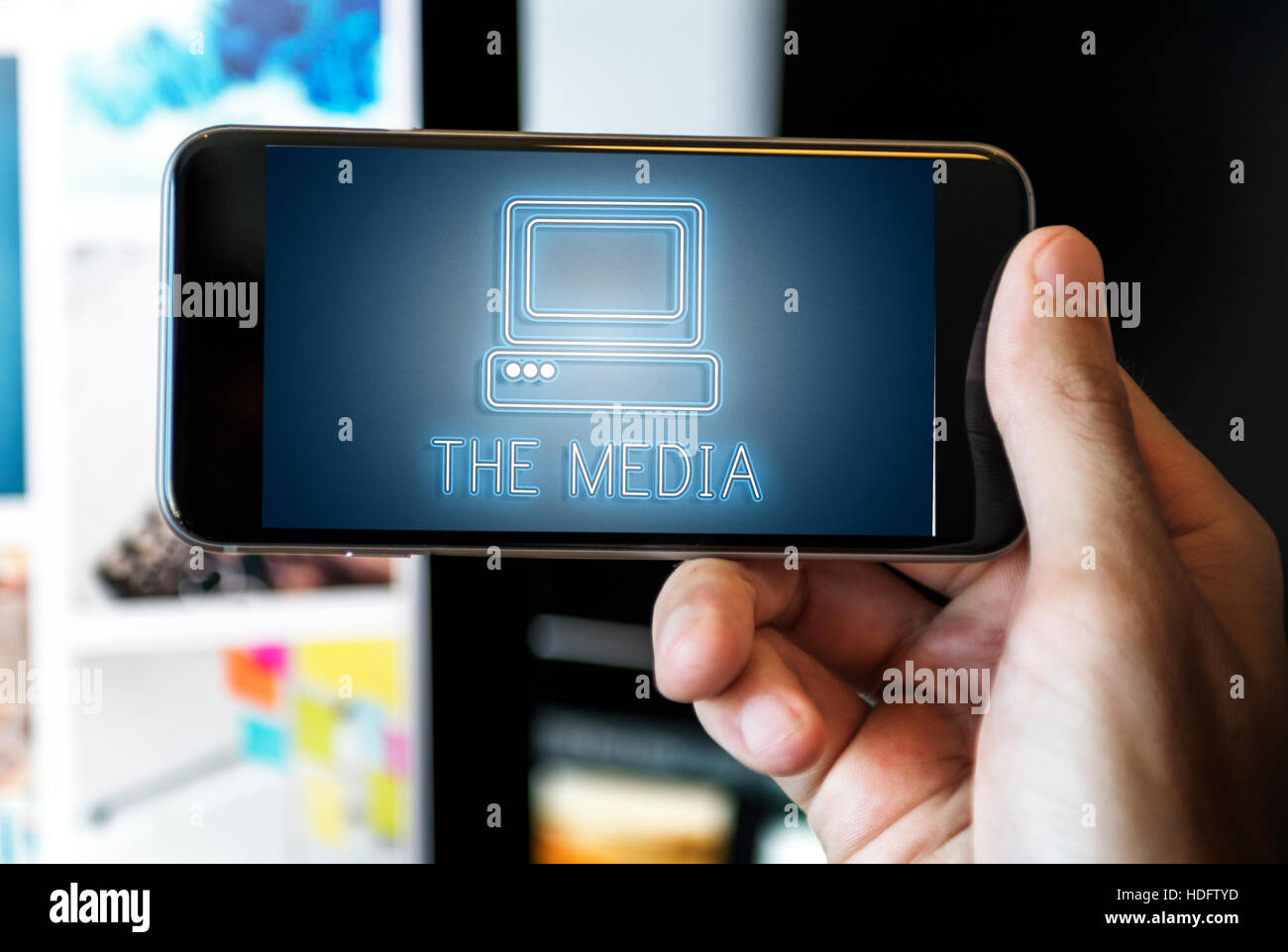 Webpage Website Media Computer Icon Concept Stock Photo - Alamy
