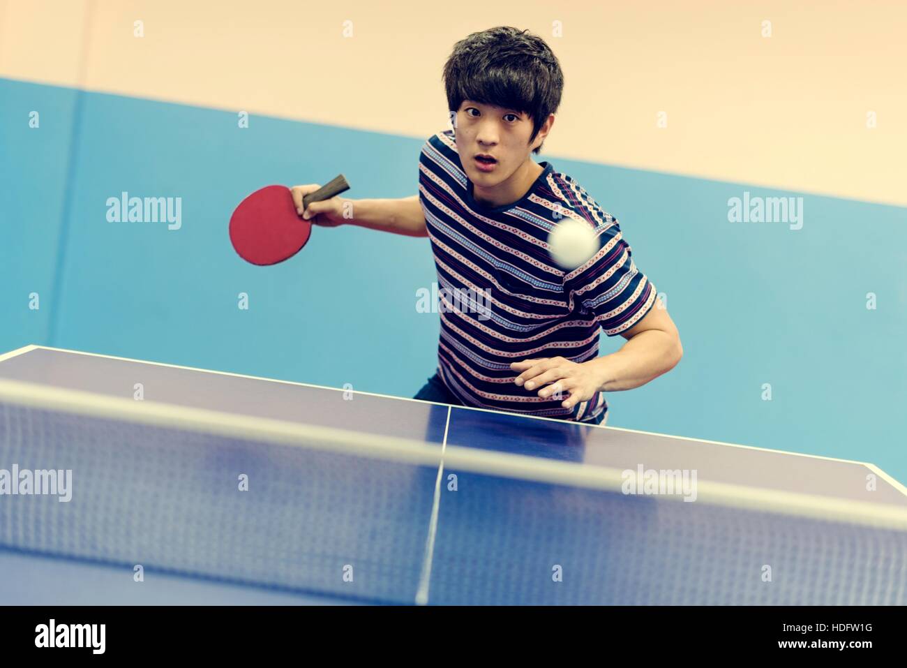Table Tennis Ping-Pong Sport Activity Concept Stock Photo - Alamy