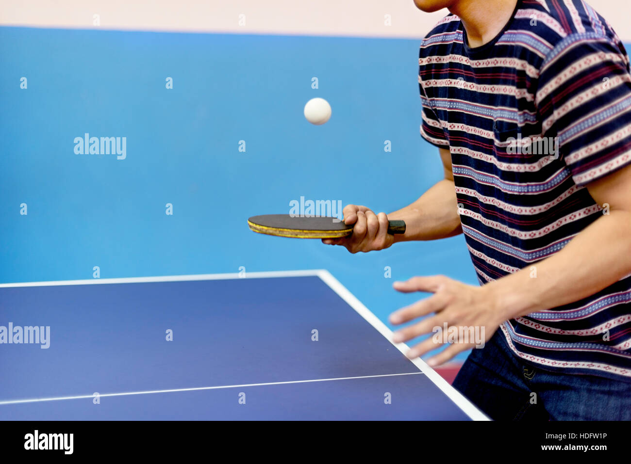Table Tennis Ping-Pong Sport Activity Concept Stock Photo - Alamy