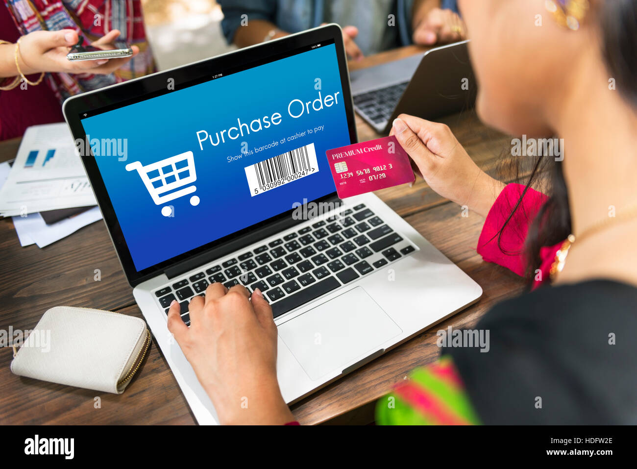 Purchase Order Shopping Discount Concept Stock Photo - Alamy