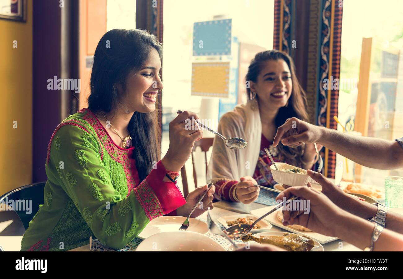Indian community eating restaurant hi-res stock photography and images ...