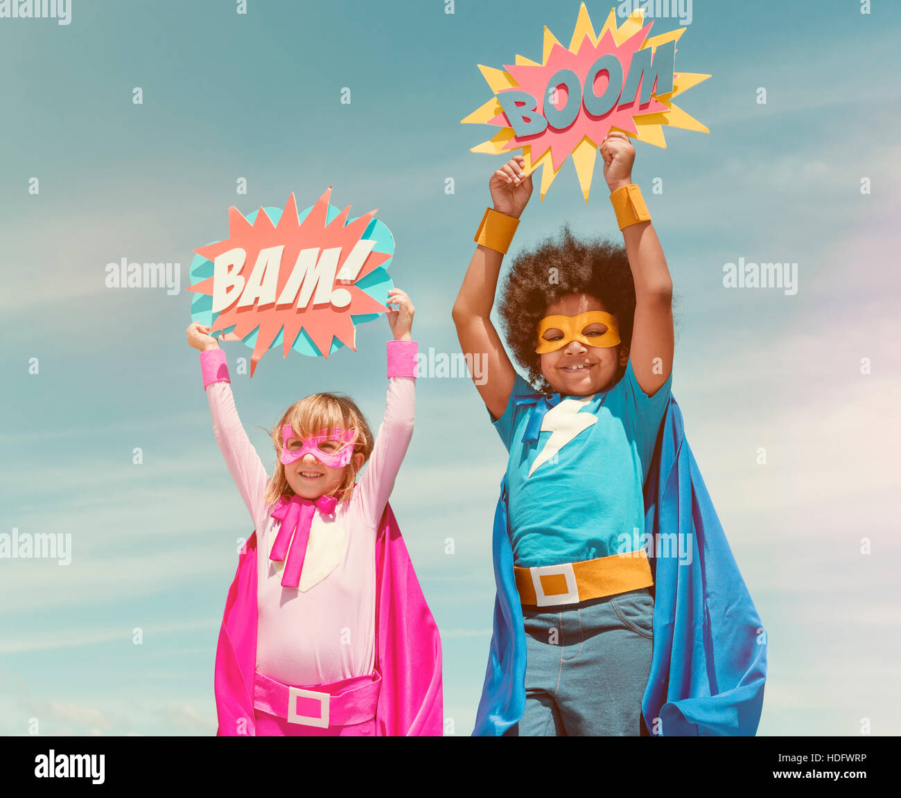 Children Childhood Super Hero Concept Stock Photo - Alamy