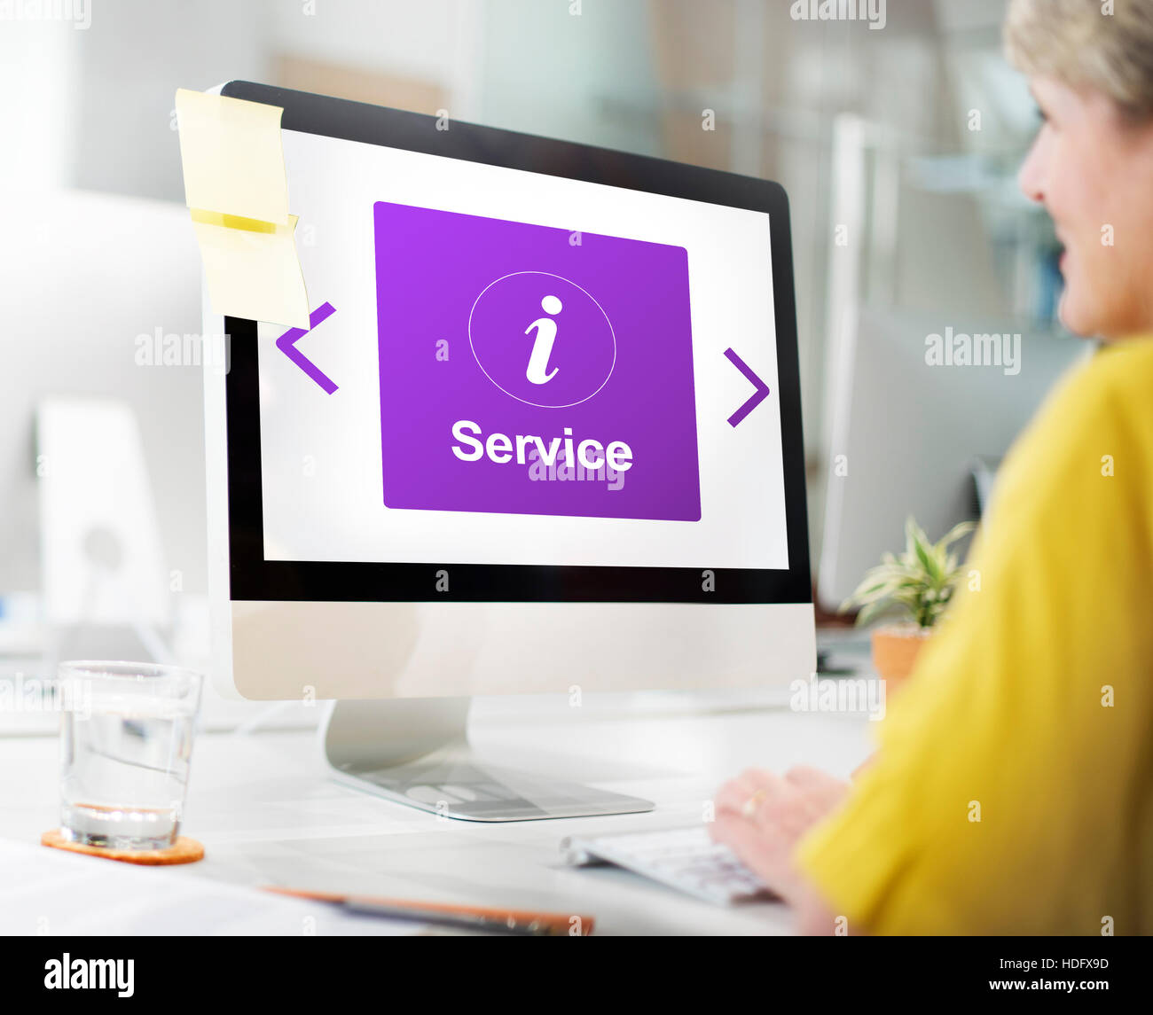 Customer Service Information Icon Concept Stock Photo - Alamy