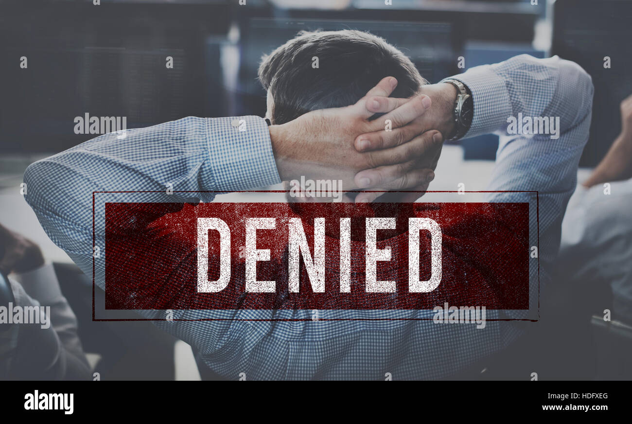 Denied stamp hi-res stock photography and images - Alamy