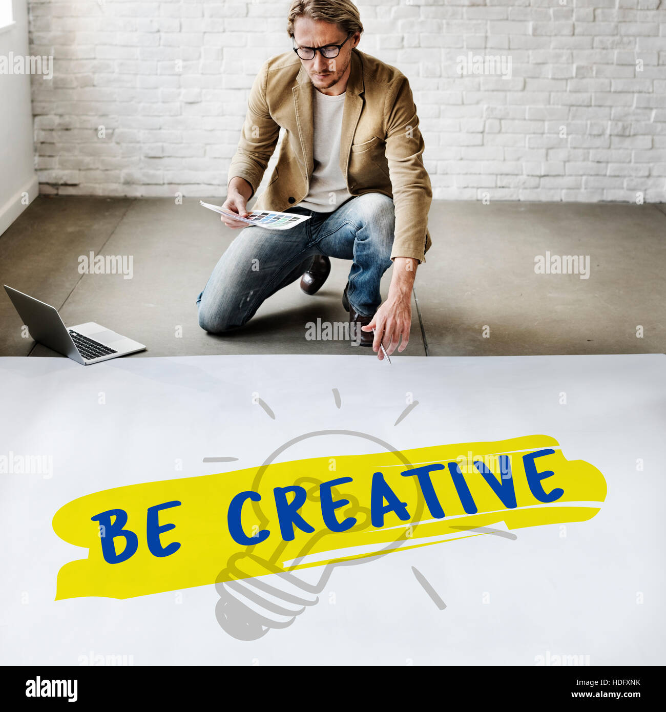 Ideas Creative Inspiration Bulb Concept Stock Photo - Alamy