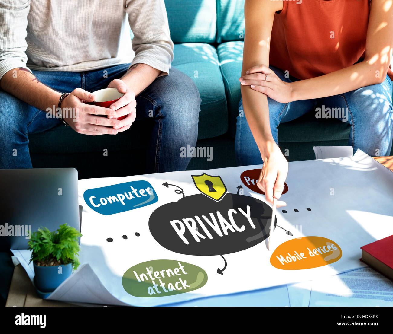 Protection Privacy Word Diagram Concept Stock Photo - Alamy