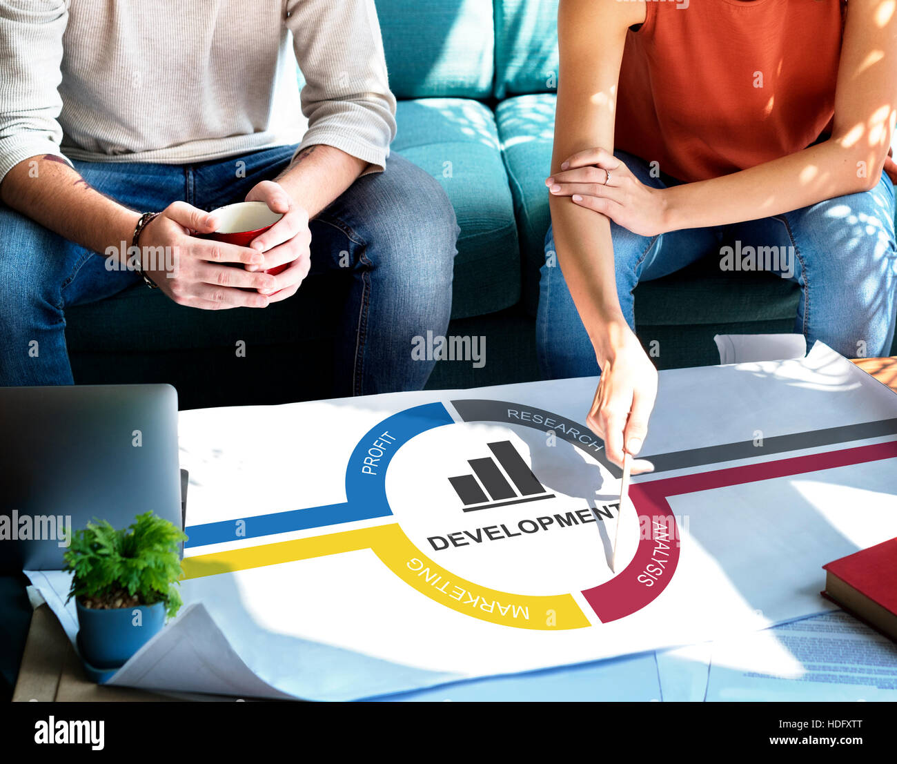 Target Achievement Mission Bar Chart Concept Stock Photo - Alamy