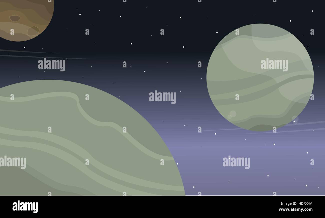 Space planet background of landscape Stock Vector Image & Art - Alamy