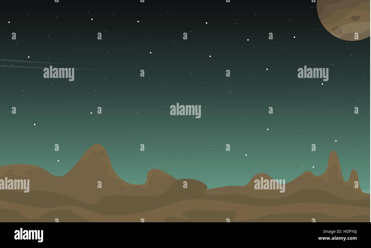 Space landscape with stars collection Stock Vector Image & Art - Alamy