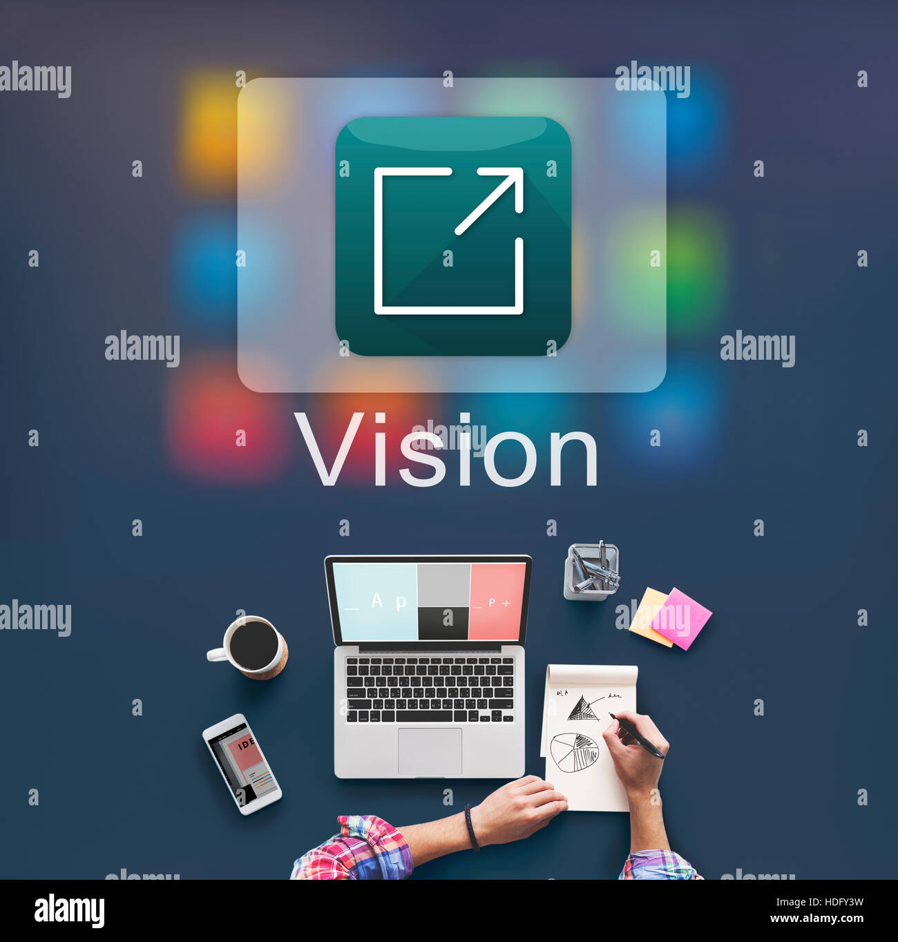 Creation Design Digital Gadget Invention Graphic Concept Stock Photo ...