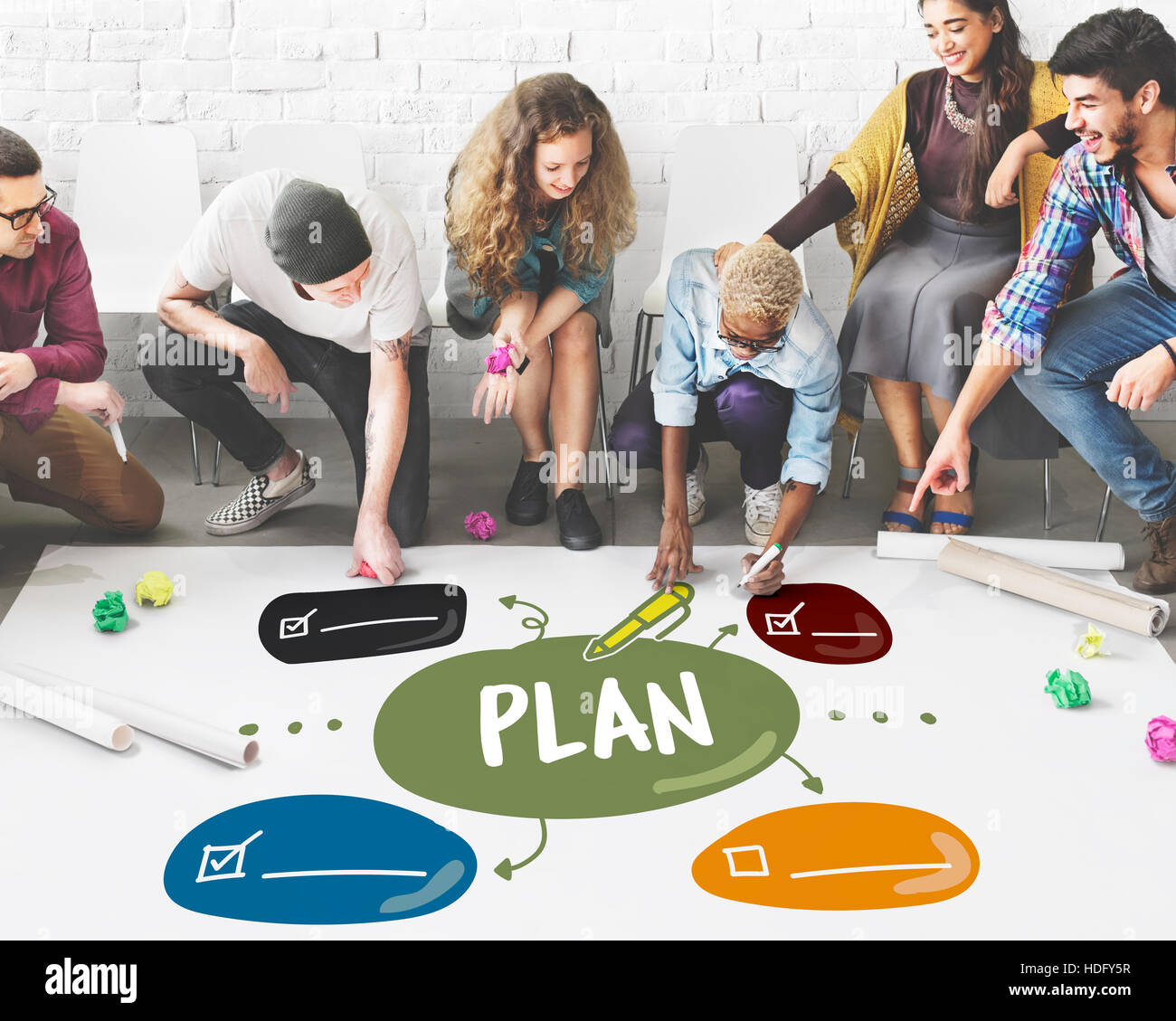 Plan Task Memo List Concept Stock Photo - Alamy