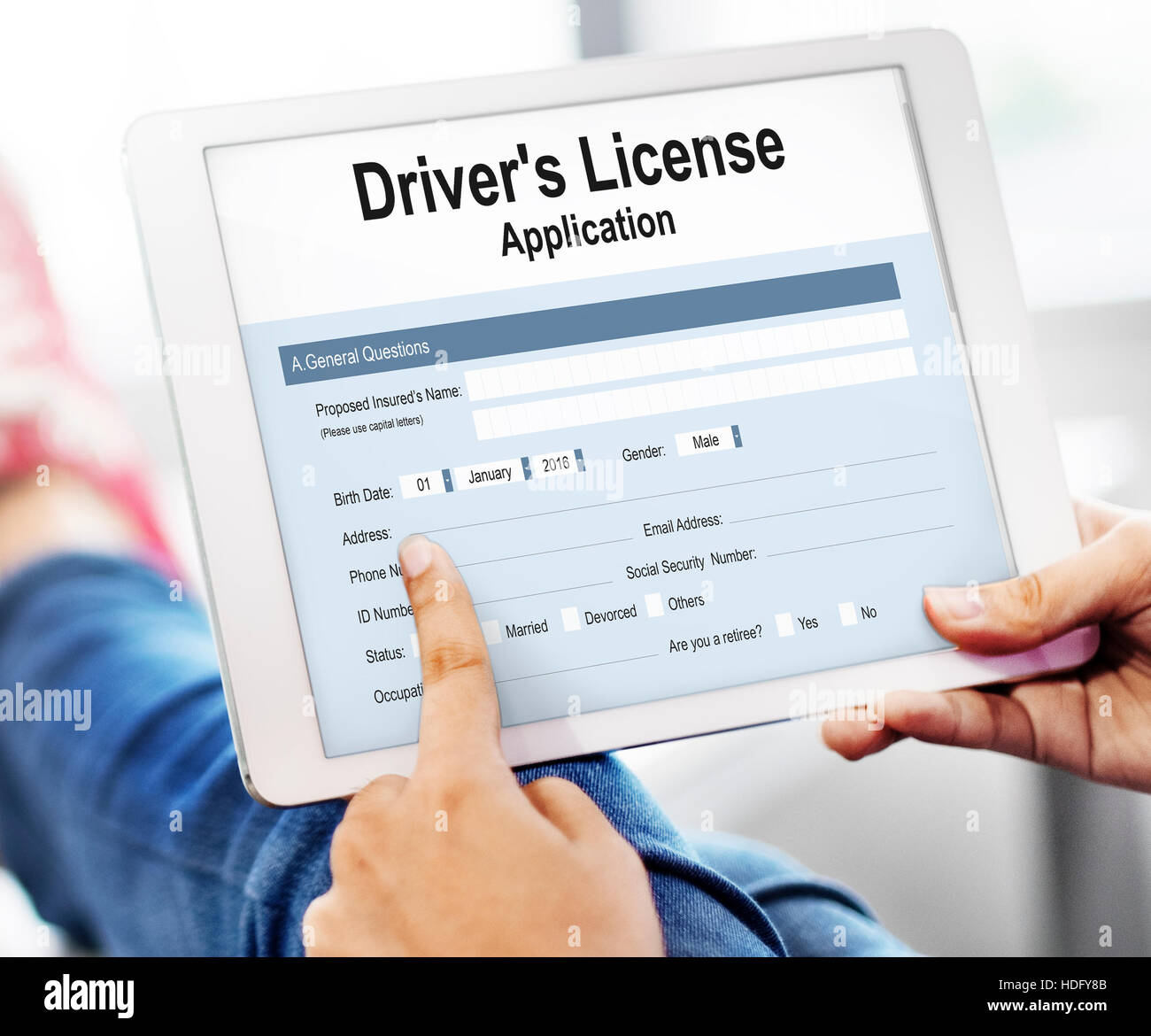 Driver License Permission Drive Concept Stock Photo - Alamy