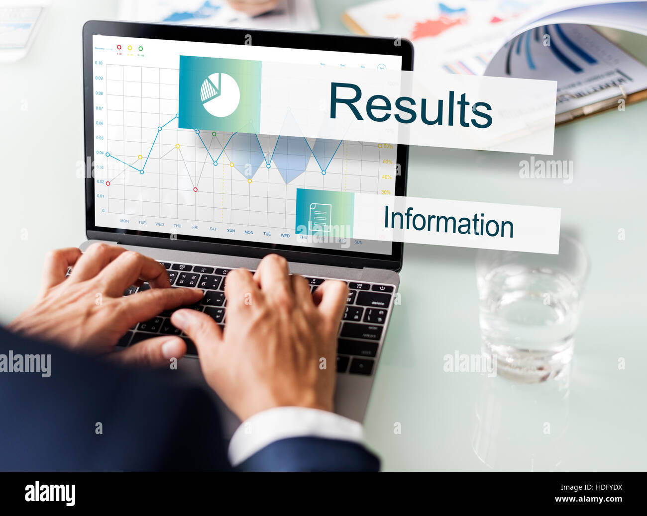 Data Information Analytics Perfomance Concept Stock Photo - Alamy