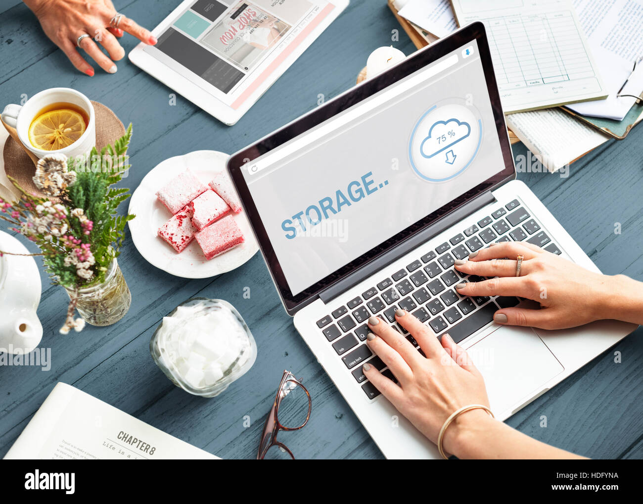 Storage The Cloud Storage Data Concept Stock Photo - Alamy