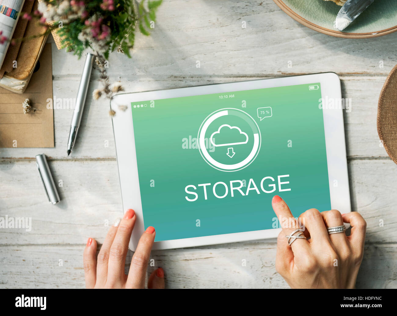 The Cloud Storage Data Concept Stock Photo - Alamy