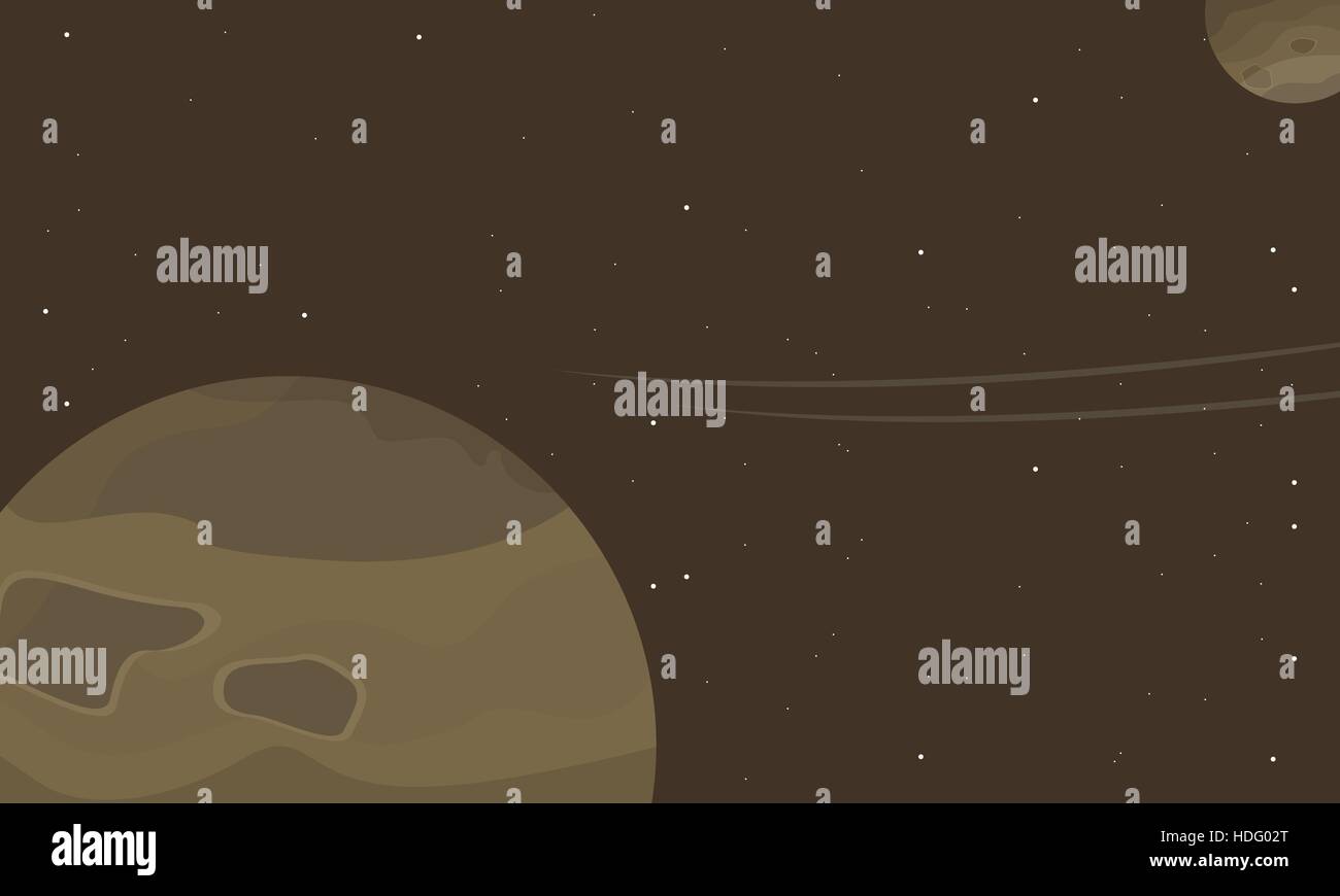 Outer space of scenery vector Stock Vector Image & Art - Alamy