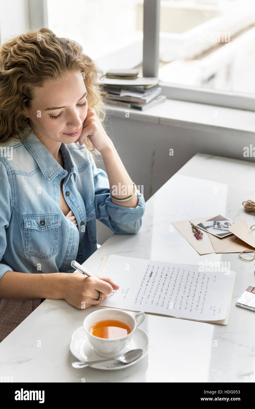 Written Women Female Girl Message Statement Concept Stock Photo - Alamy