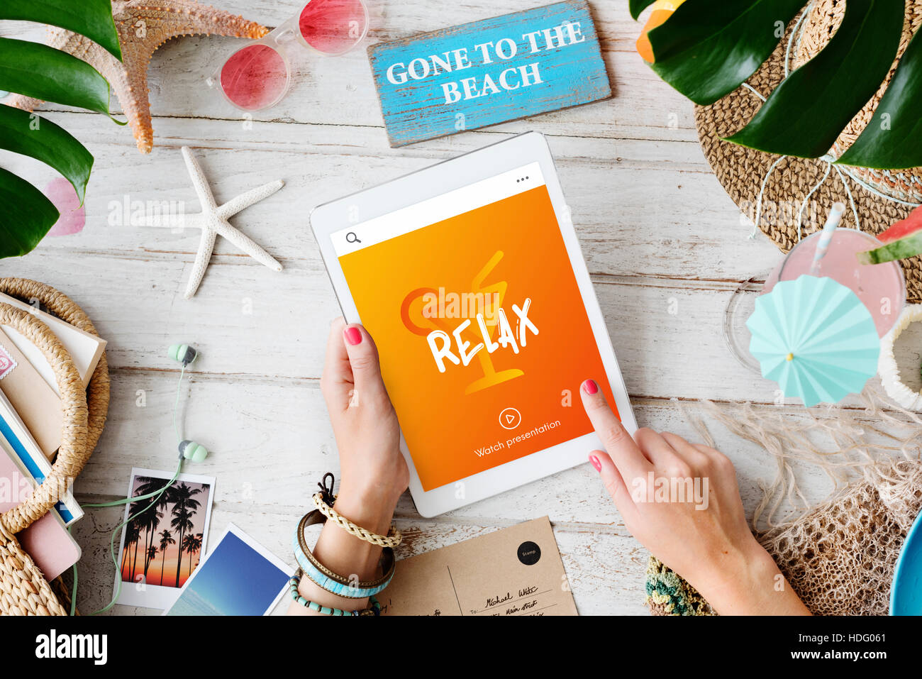 Vacation Break Relax Chill Concept Stock Photo - Alamy