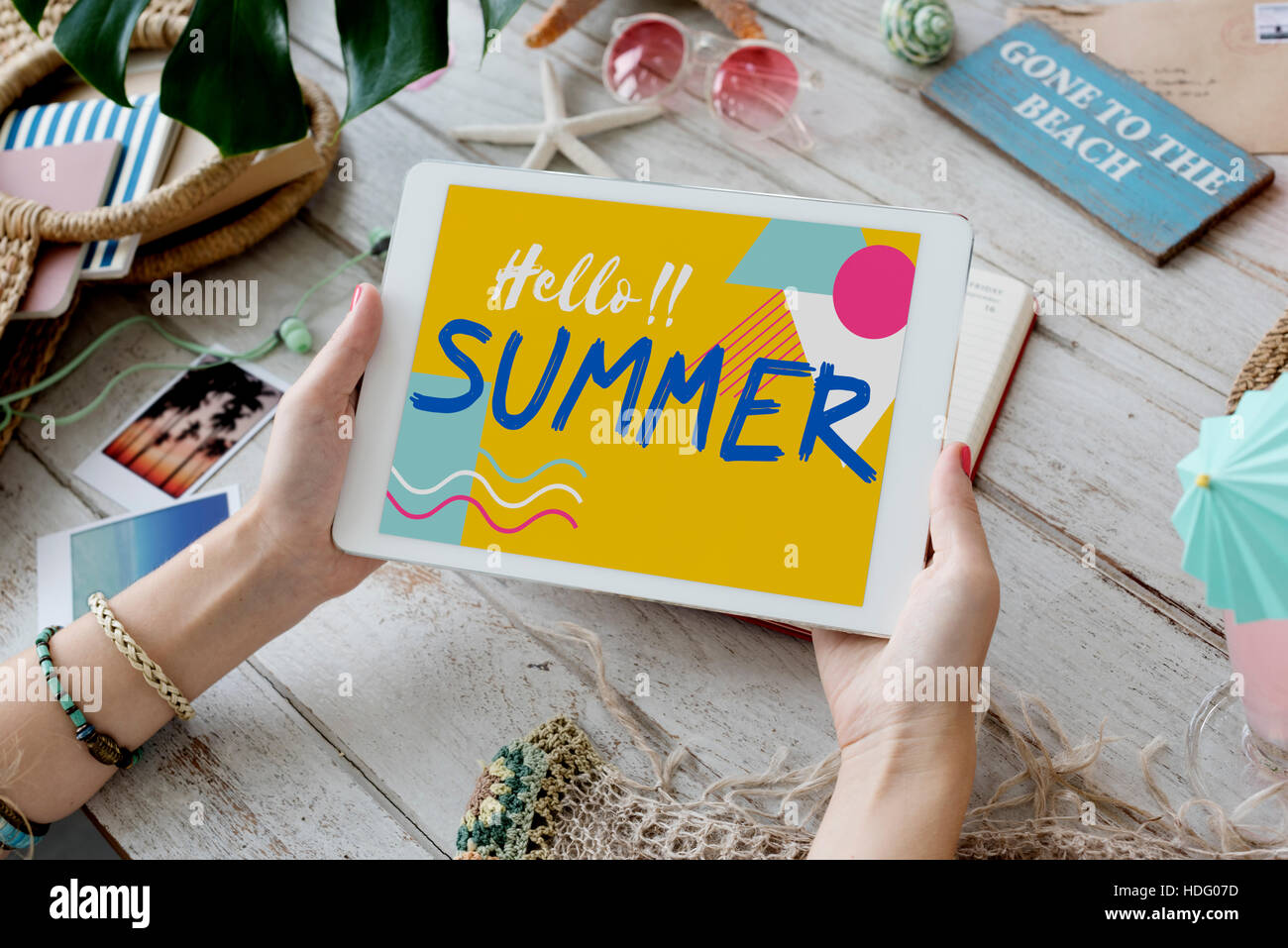 Summer Season Fun Rest Concept Stock Photo - Alamy