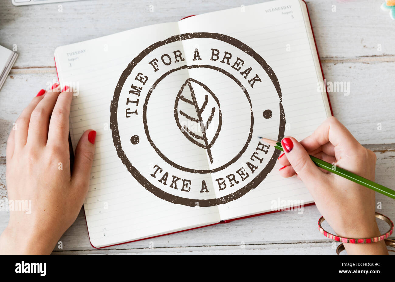 Take a break stamp hi-res stock photography and images - Alamy