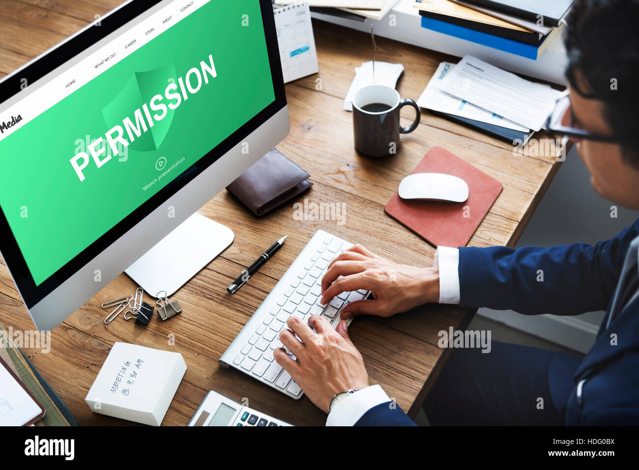 Security Privacy Web Page Concept Stock Photo - Alamy