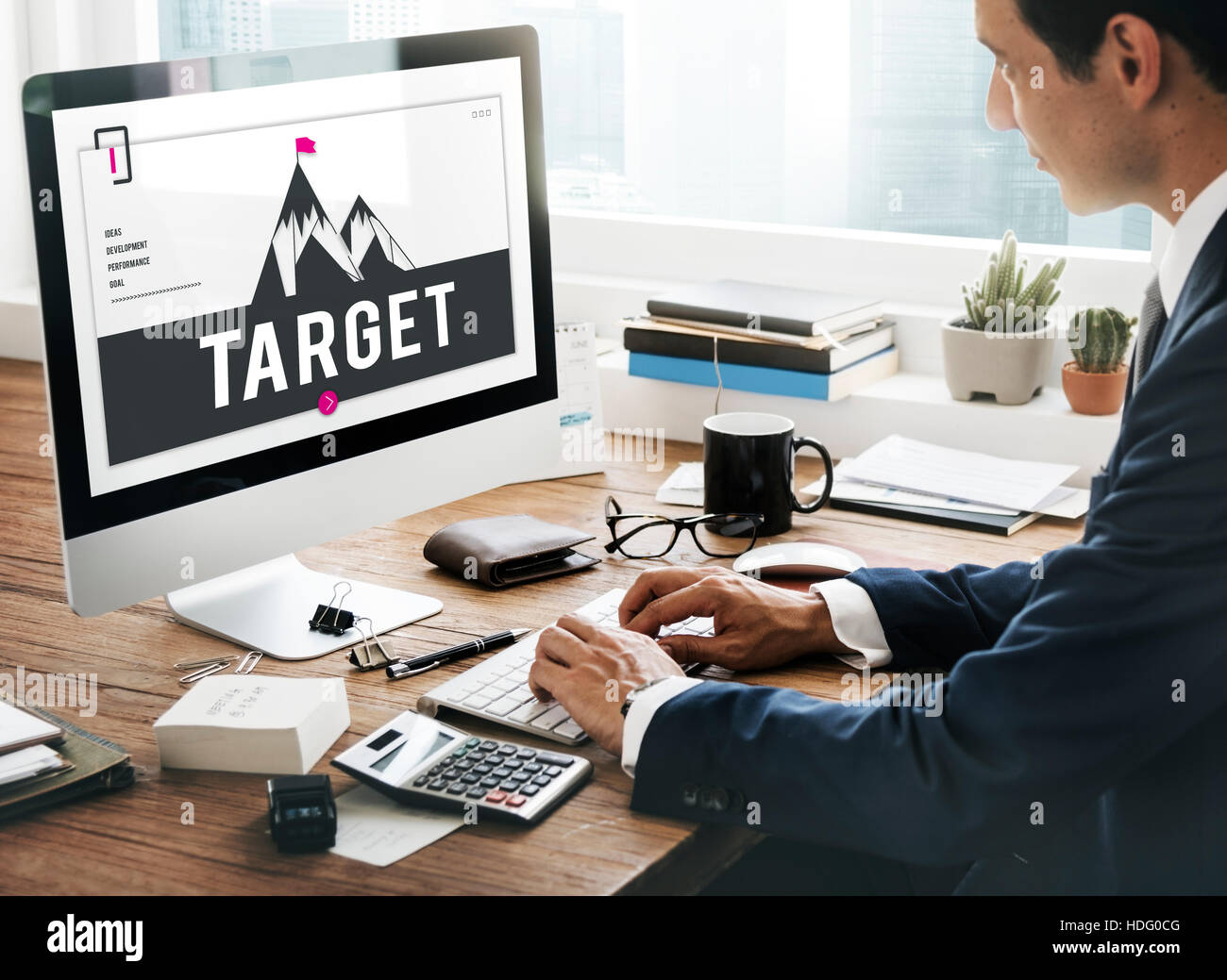 Challenge Target Improvement Strategy Concept Stock Photo - Alamy