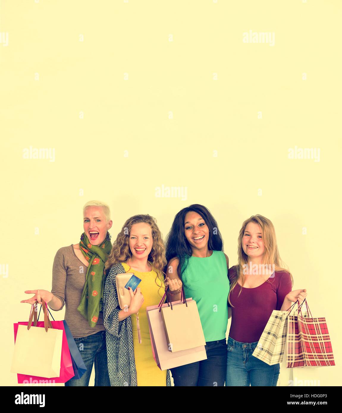 Women Shopping Spending Consumerism Shopaholic Concept Stock Photo - Alamy