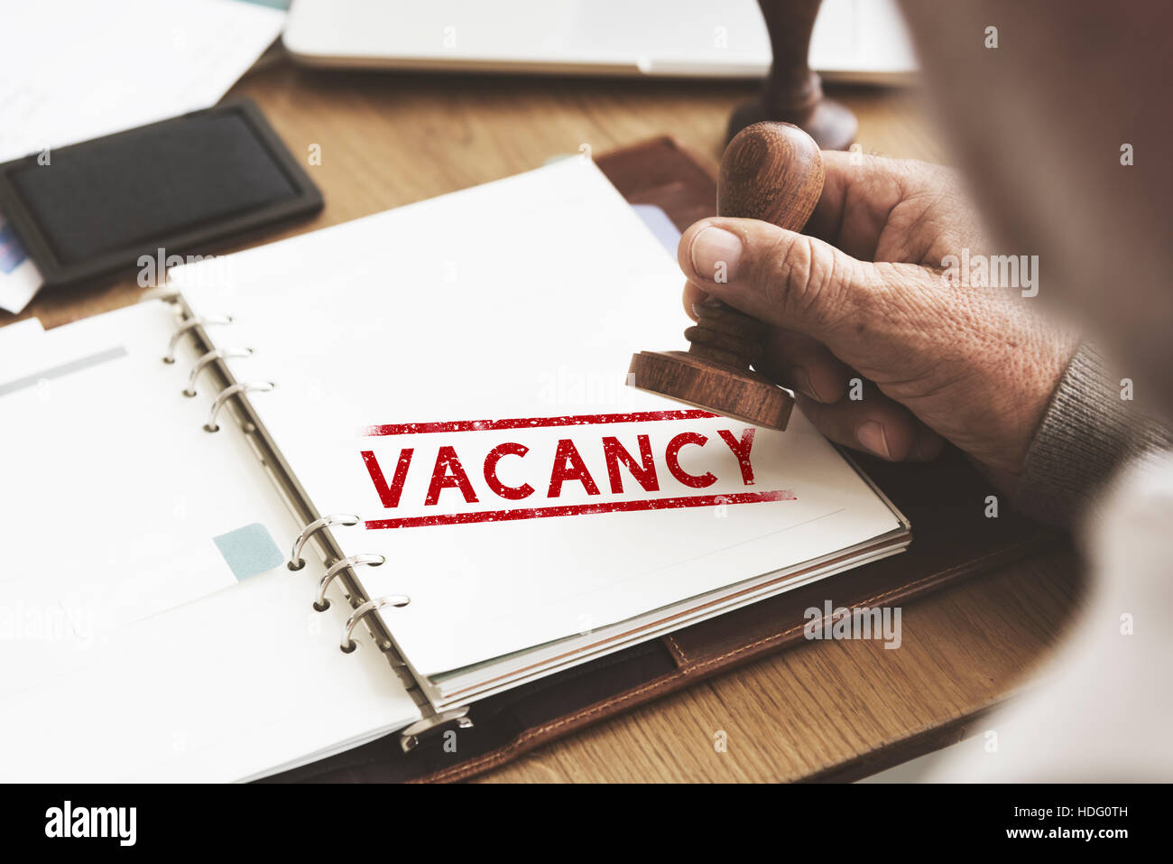 Vacancy Career Search Hotel Employment Work Concept Stock Photo - Alamy
