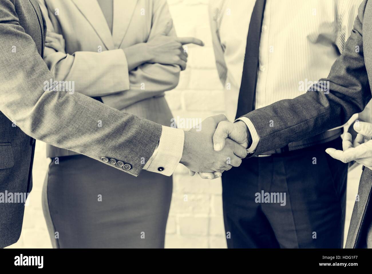 Business Team Handshake Collaboration Concept Stock Photo - Alamy
