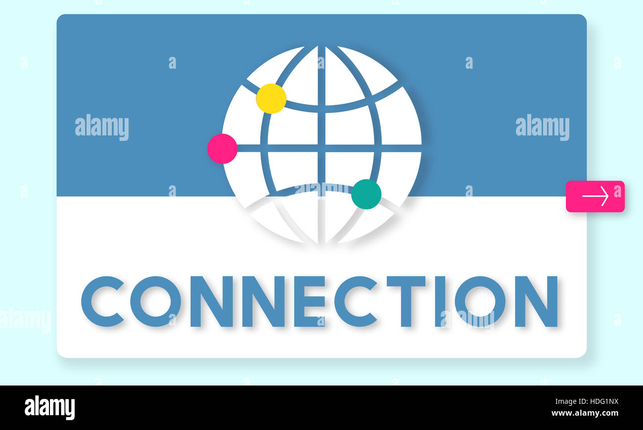 Global Communication Connection Networking Graphic Concept Stock Photo ...