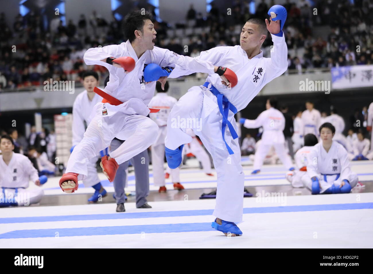 Tokyo, Japan. 10th Dec, 2016. (L-R) Hideya Yoneyama, Daisuke Watanabe ...