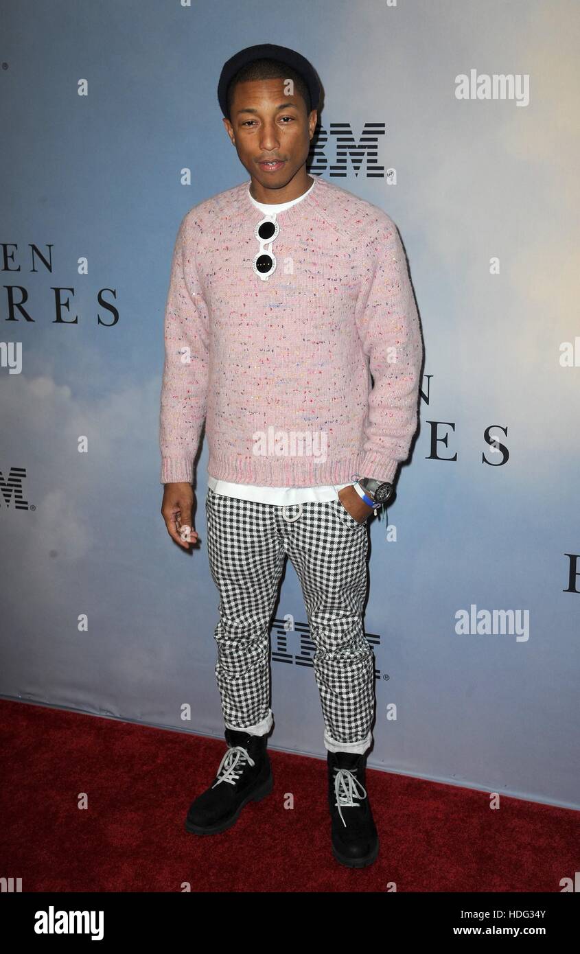 New York, NY, USA. 10th Dec, 2016. Pharrell Williams at arrivals for ...