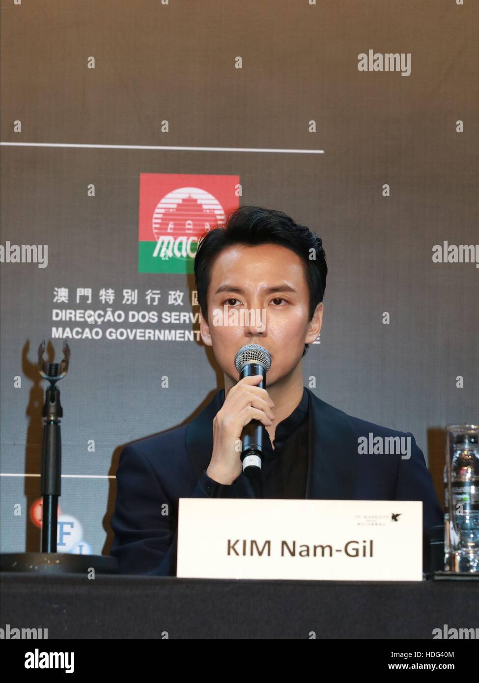 Macao, China. 11th Dec, 2016. Jeong-woo Park, Kim Nam Gil, Jung Jin ...