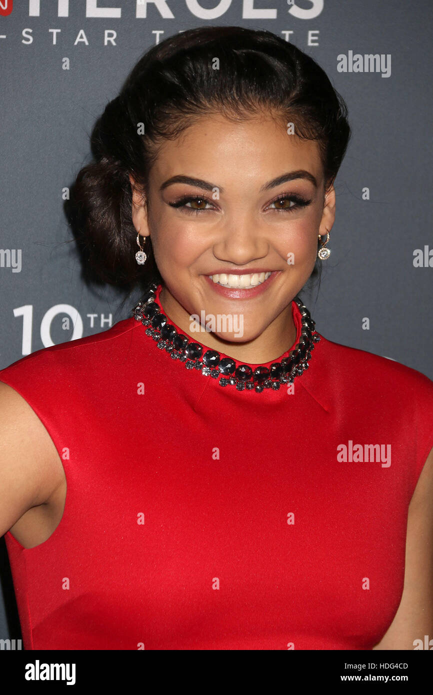 New York, USA. 11th Dec, 2016. Olympic Gold Medalist LAURIE HERNANDEZ ...