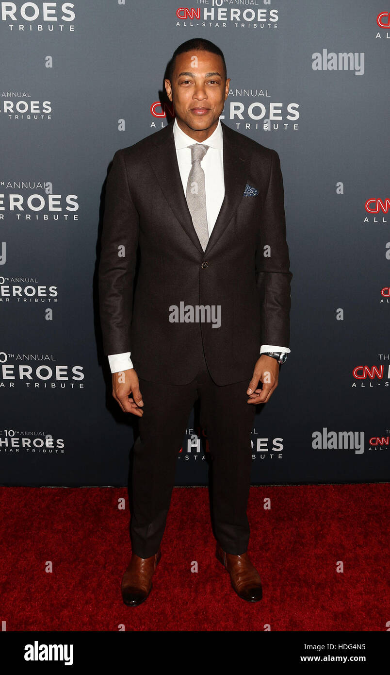 New York, USA. 11th Dec, 2016. CNN anchor DON LEMON attends the '10th ...
