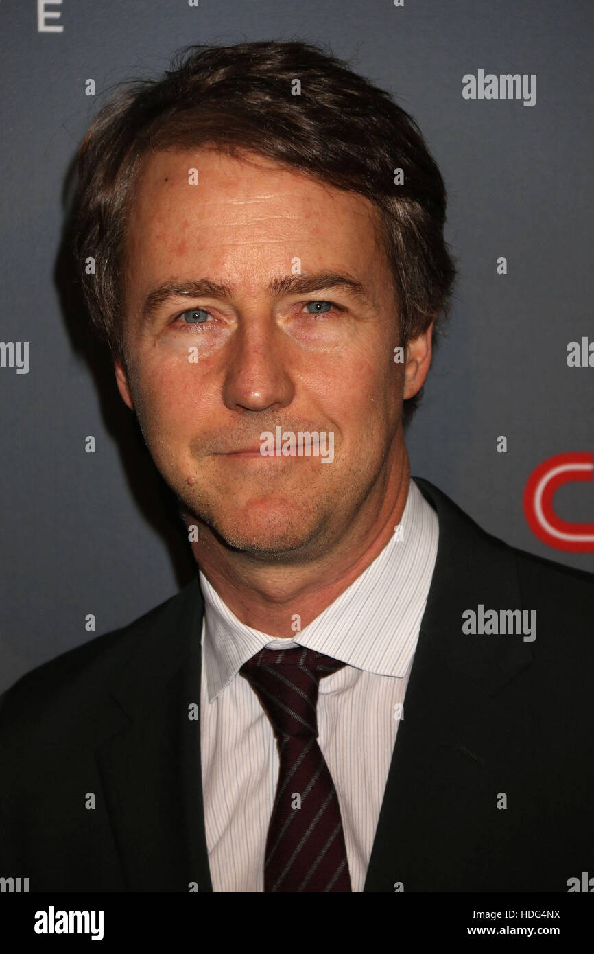 New York, USA. 11th Dec, 2016. Actor EDWARD NORTON attends the '10th ...