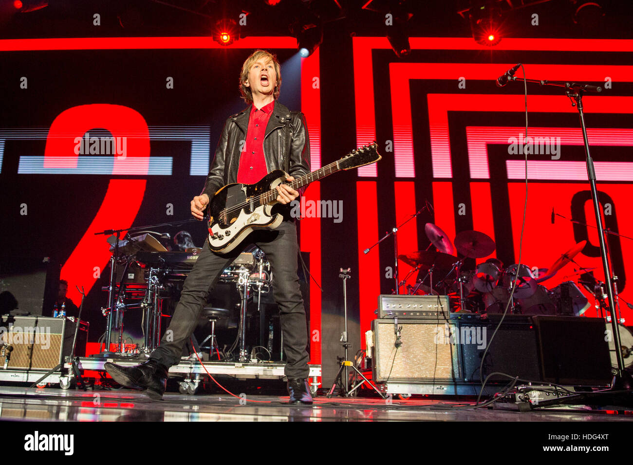 Inglewood, California, USA. 11th Dec, 2016. BECK HANSEN of Beck during ...