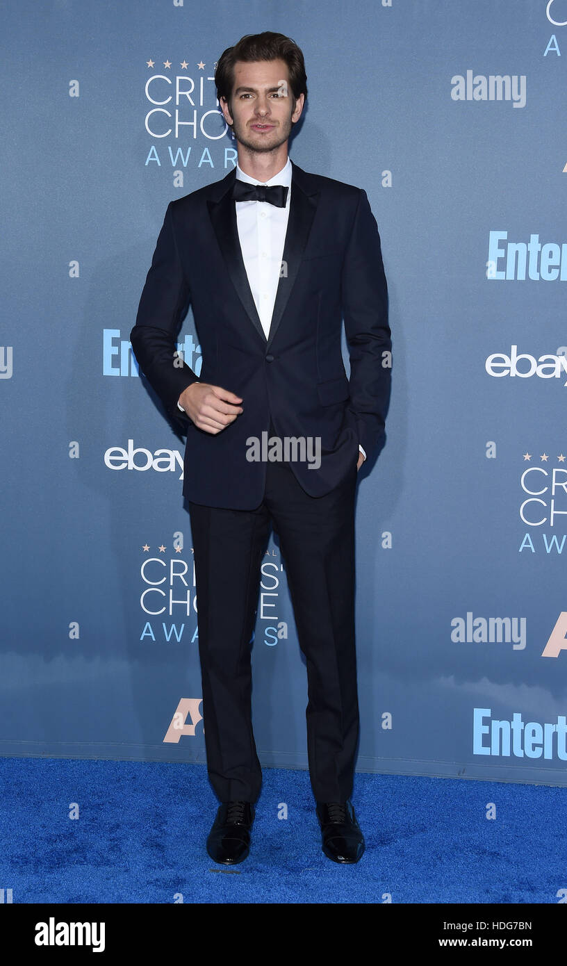 Santa Monica, California, USA. 11th Dec, 2016. Andrew Garfield arrives ...