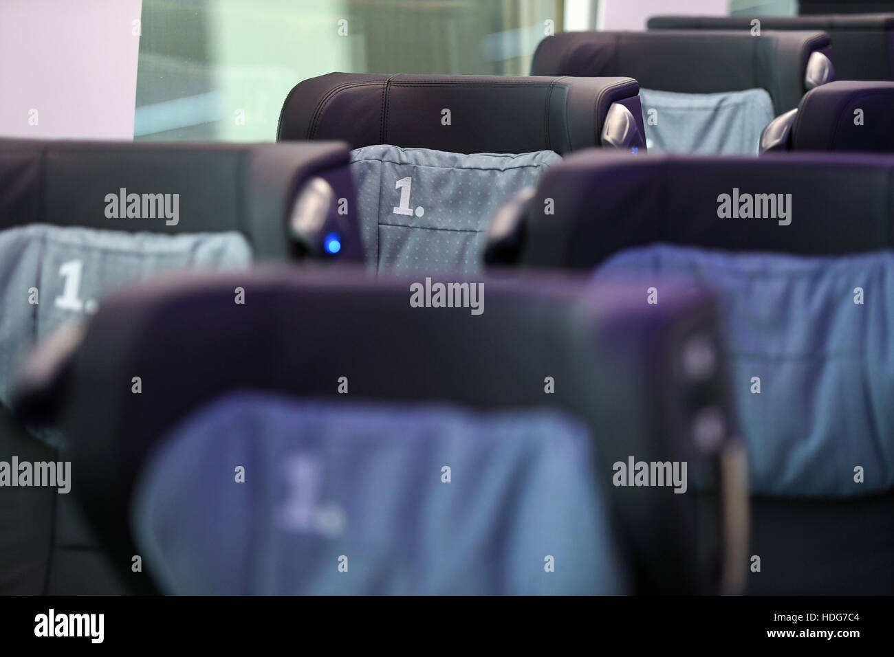 Berlin, Germany. 26th Nov, 2016. First class seats, photographed during ...