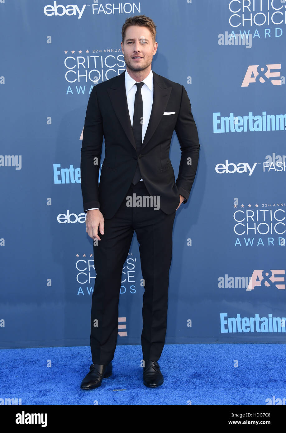 Santa Monica, California, USA. 11th Dec, 2016. Justin Hartley arrives ...