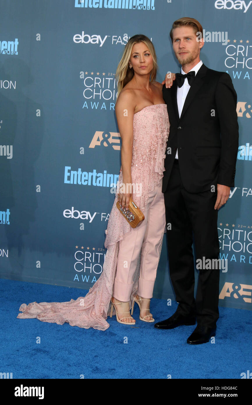 Santa Monica, California - DECEMBER 11: Kaley Cuoco, Karl Cook at The ...