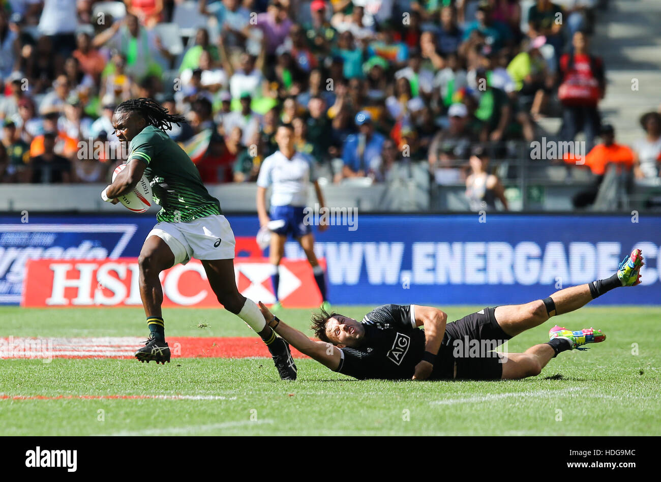 The SA Rugby Springbok Sevens players in action during the 2016 HSBC ...
