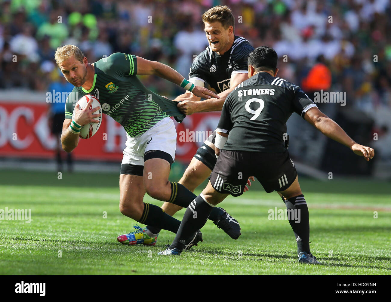 The SA Rugby Springbok Sevens players in action during the 2016 HSBC ...