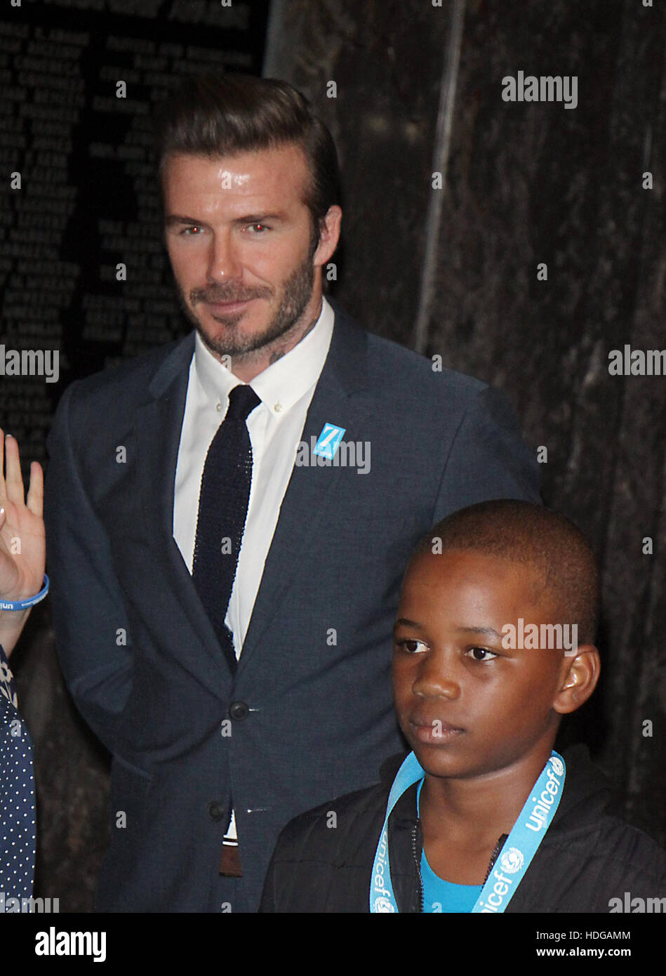 New York, NY, USA. 12th Dec, 2016. David Beckham UNICEF Good will ...