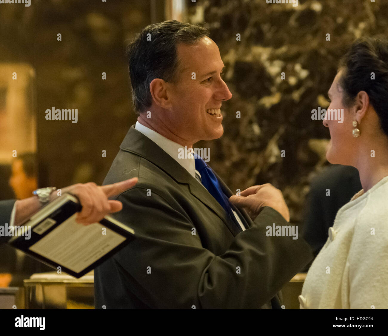 New York, USA. 12th Dec, 2016. Former United States Senator Rick ...